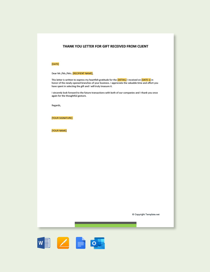 Thank You Letter For Award Received In Google Docs Word Pages Thank You Letter For Award Received In Google Docs Word Pages