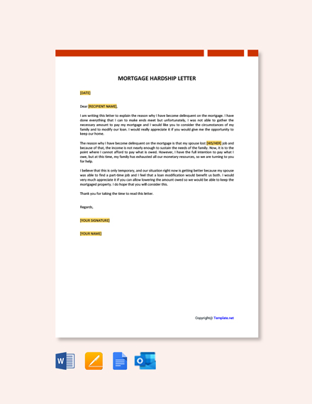 FREE Medical Hardship Letter Template - Word | Google Docs | Apple ...
