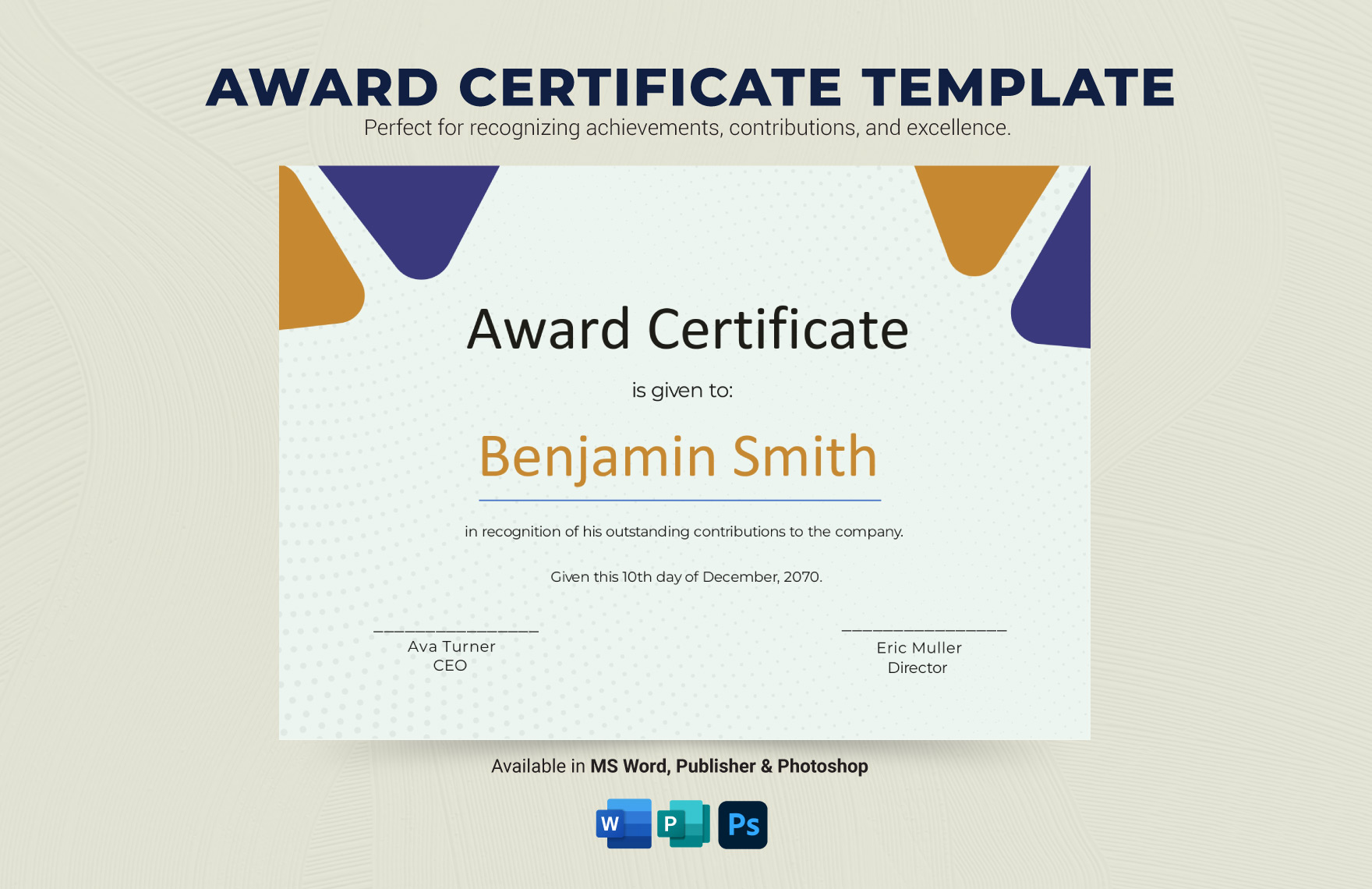 Certificate Templates In PSD FREE Download Template