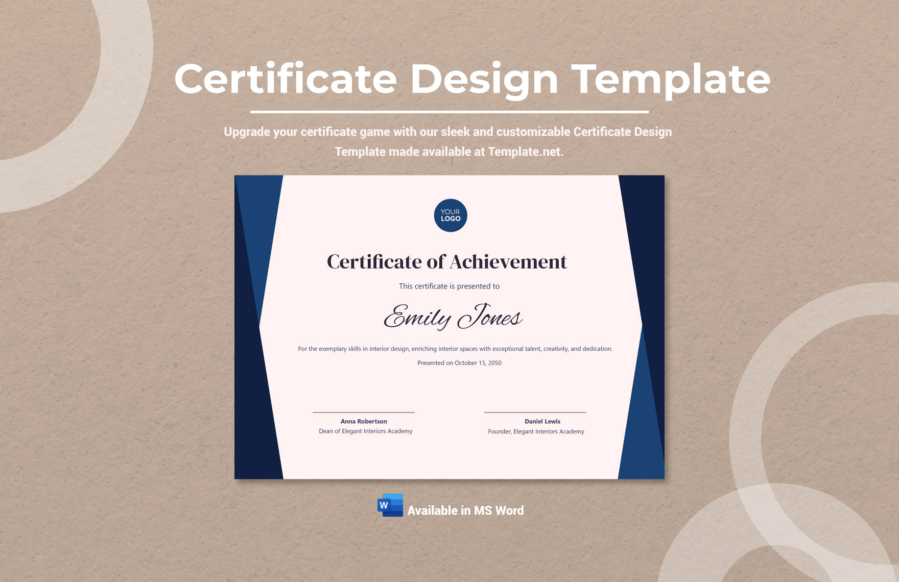 Free Certificate Templates For Word