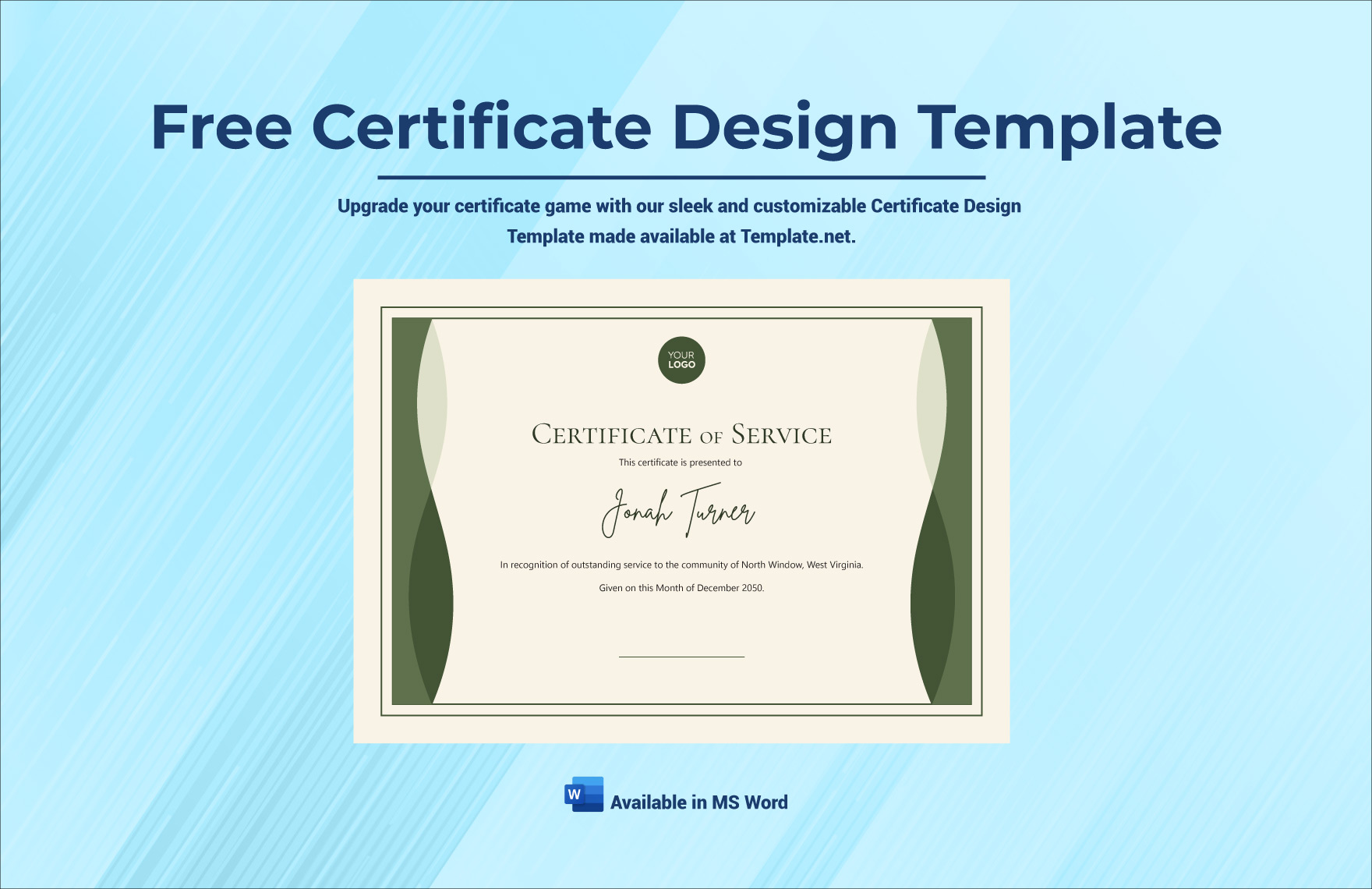 Free Gift Certificate Border Template - Download in Word, Google Docs ...