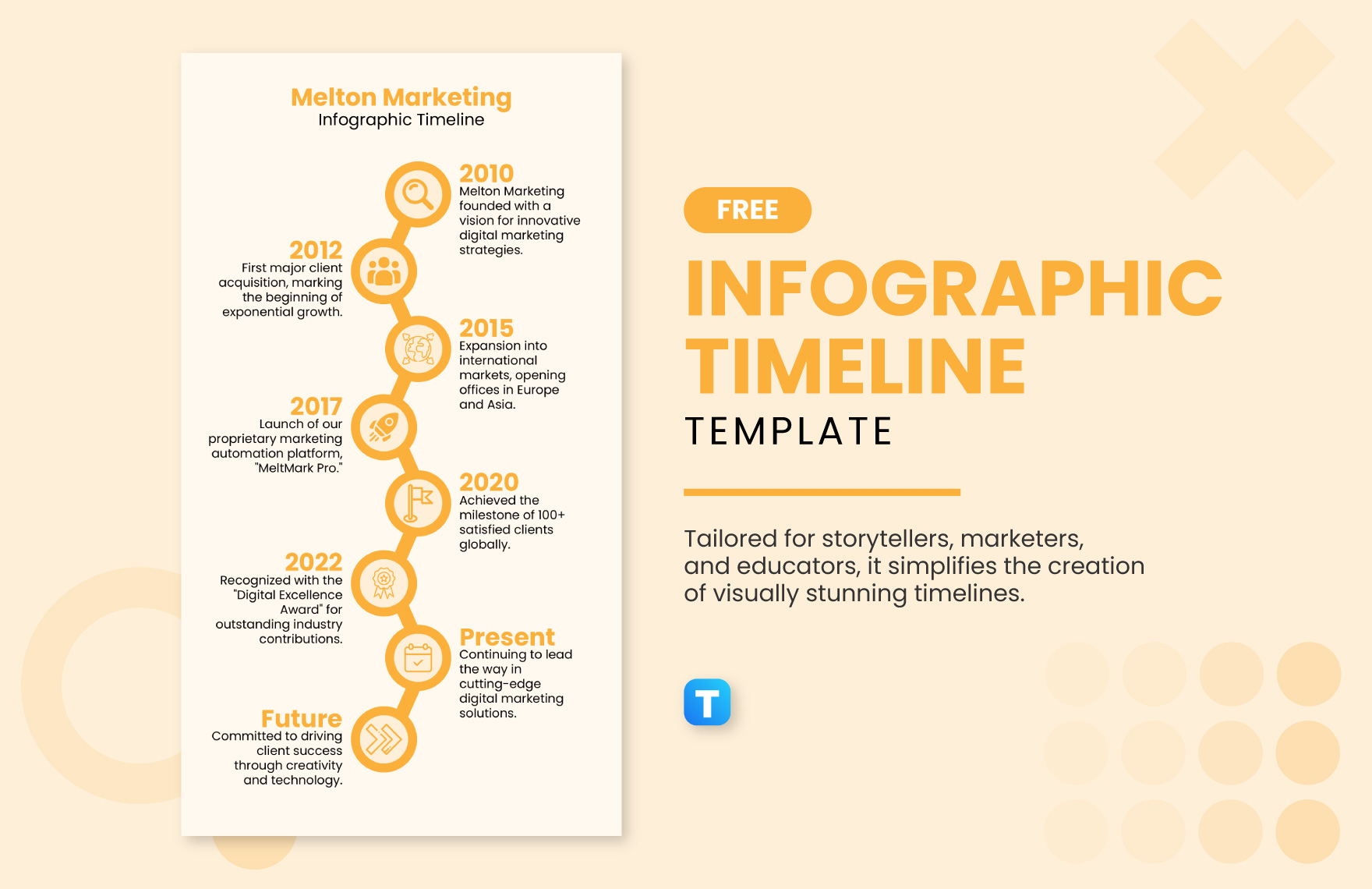 Free Infographic Timeline Download In PNG JPG Template Free Infographic Timeline Download In PNG JPG Template