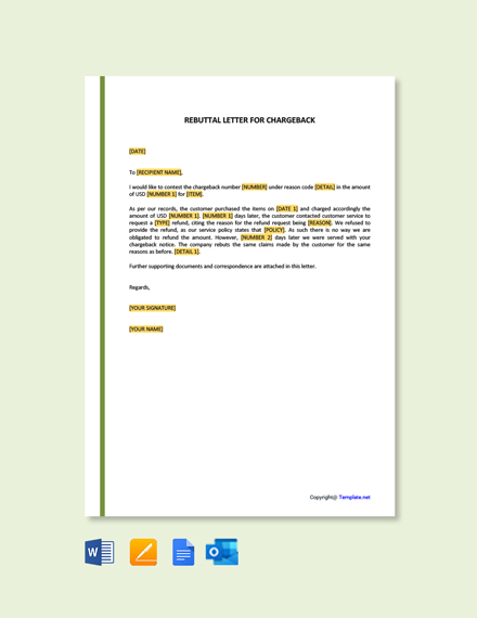 FREE Rebuttal Letter to Your Employer Template - Word | Google Docs ...