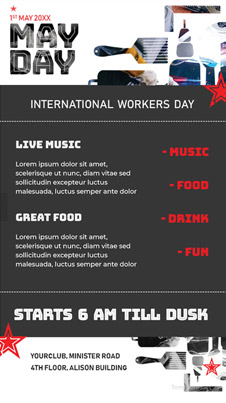Free May Day Facebook Post Template in Adobe Photoshop | Template.net