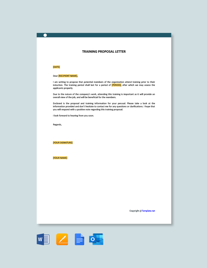 Fantastic Info About Sample Re Letter For On The Job Training Free 