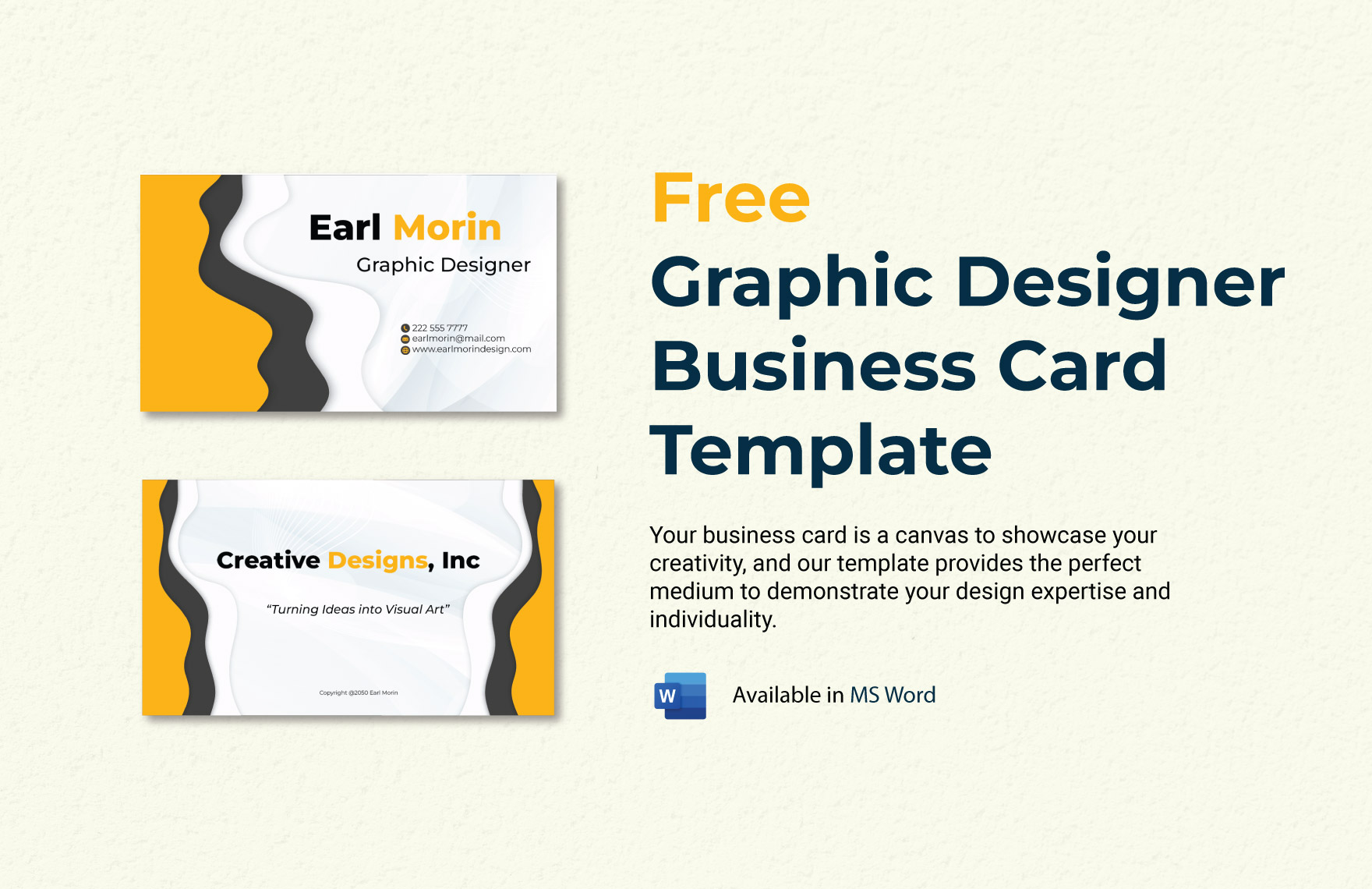 Free Business Card Templates For Word 2007
