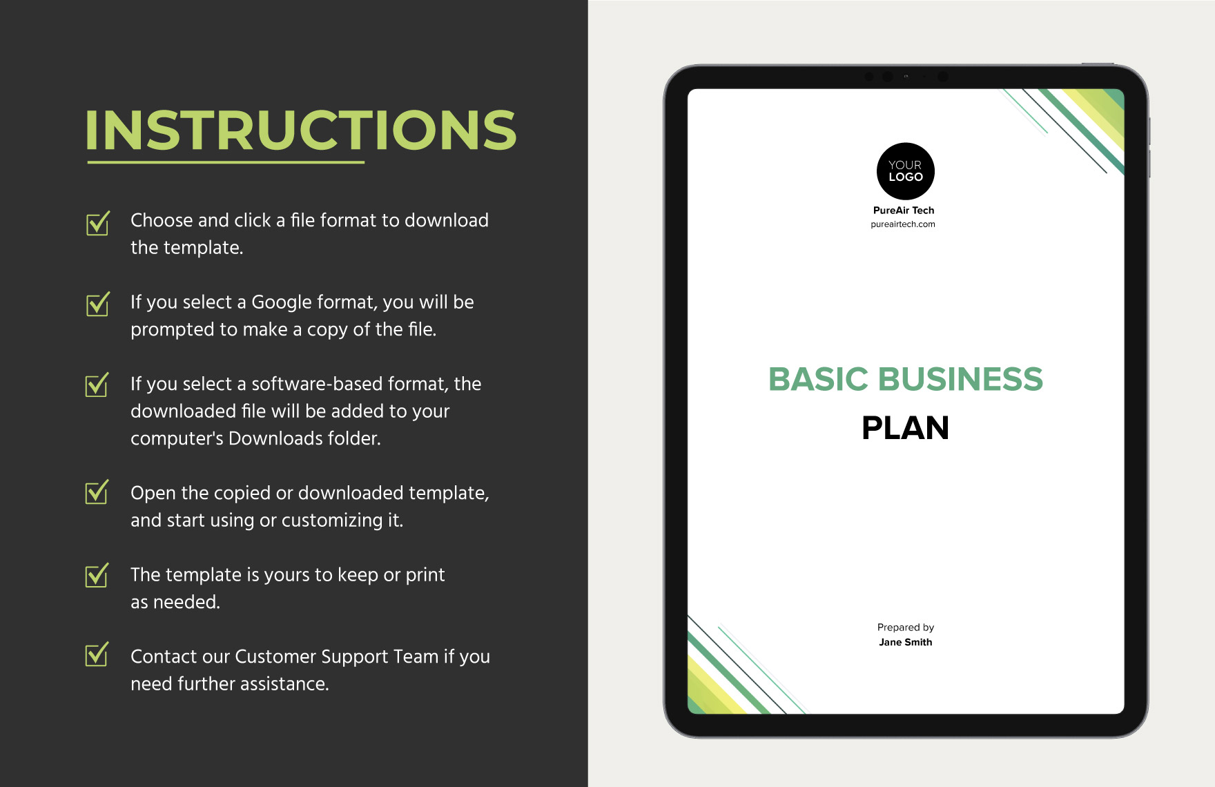Basic Business Plan Template - Download in Word, Google Docs, PDF ...