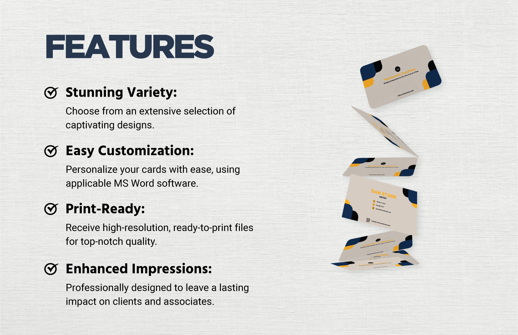 Artist Business Card Template - Download in Word, Illustrator ...