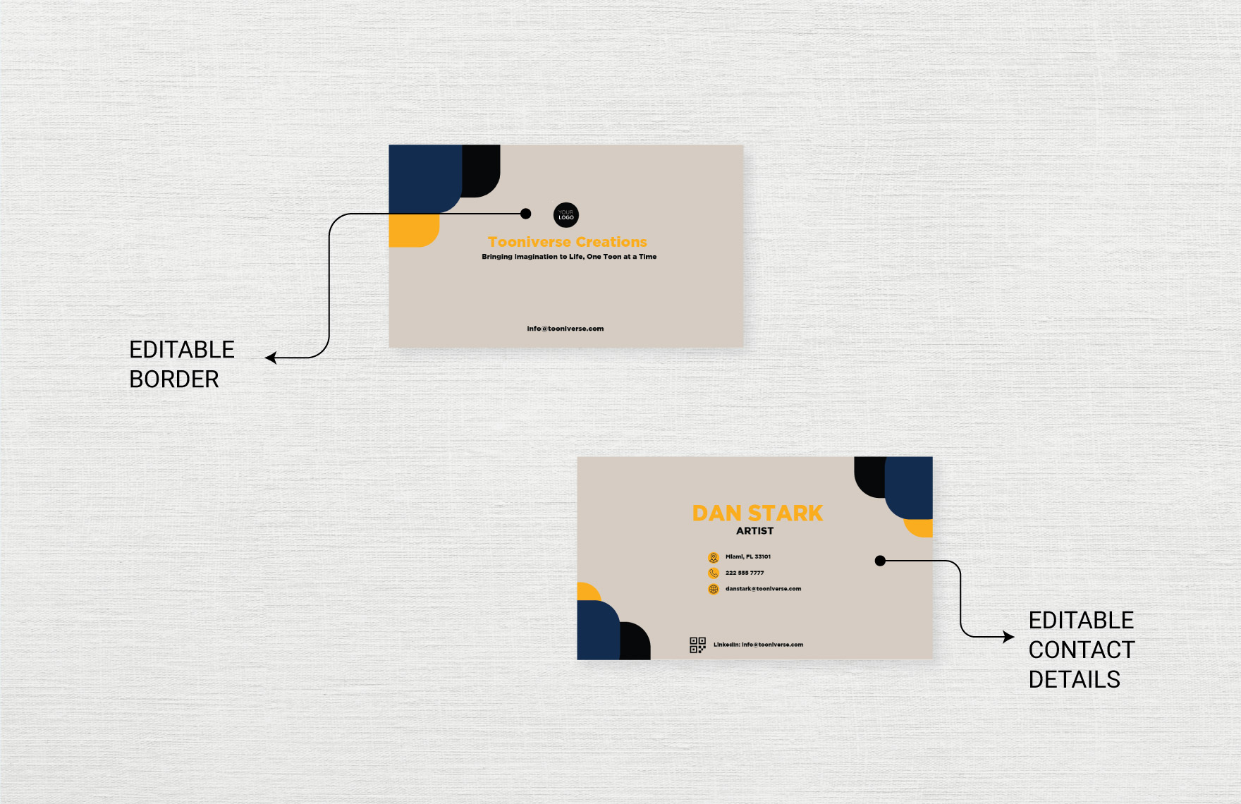Artist Business Card Template - Download in Word, Illustrator ...