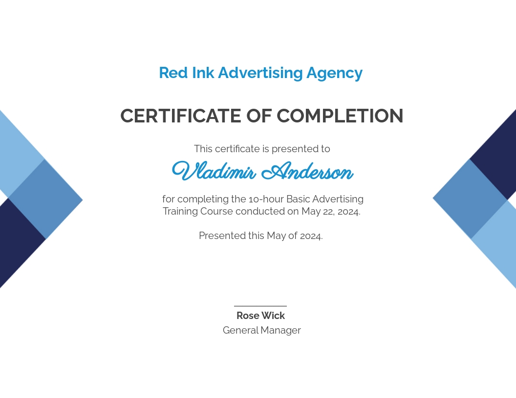 10 FREE Certificate Templates In Google Docs Template