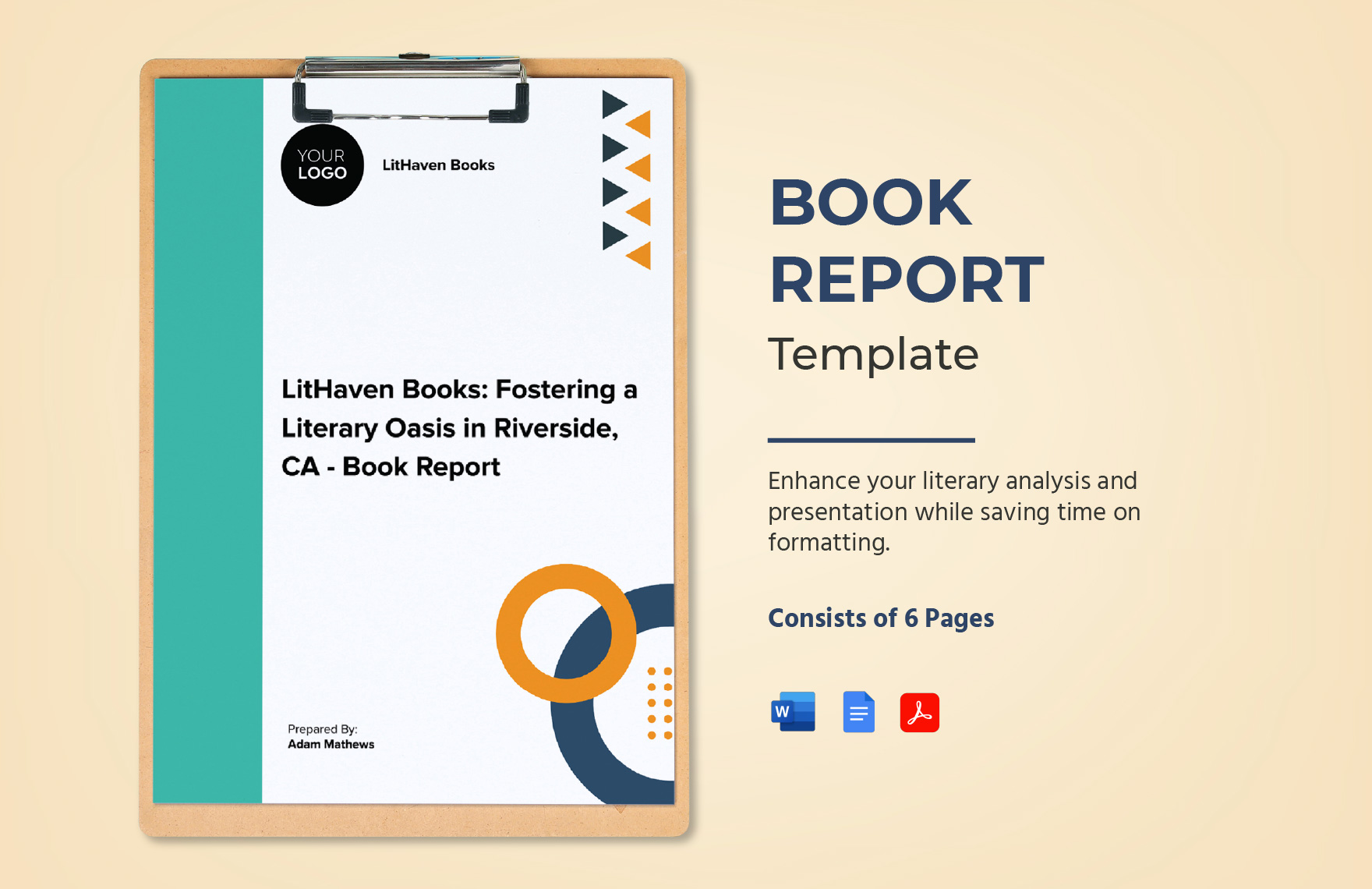 Sample Book Report Template - Download in Word, Google Docs | Template.net