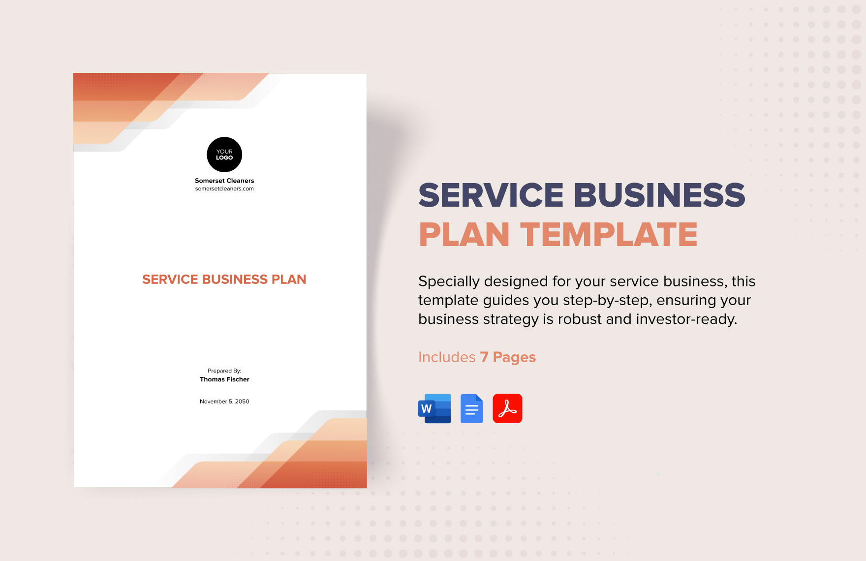 Business Plan Templates In Word Business Plan Examples Word Document