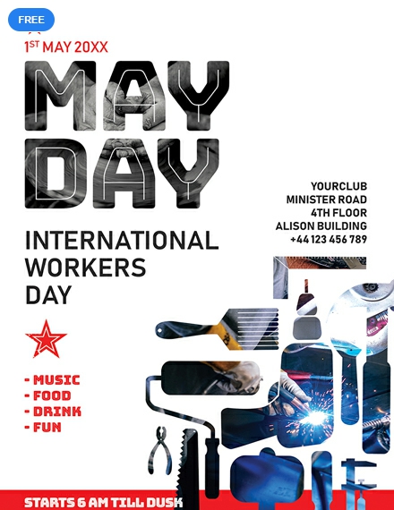 May Day Poster Template - Edit Online & Download Example | Template.net