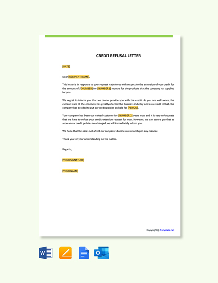 Free Job Refusal Letter from Employee Template - Google Docs, Word ...