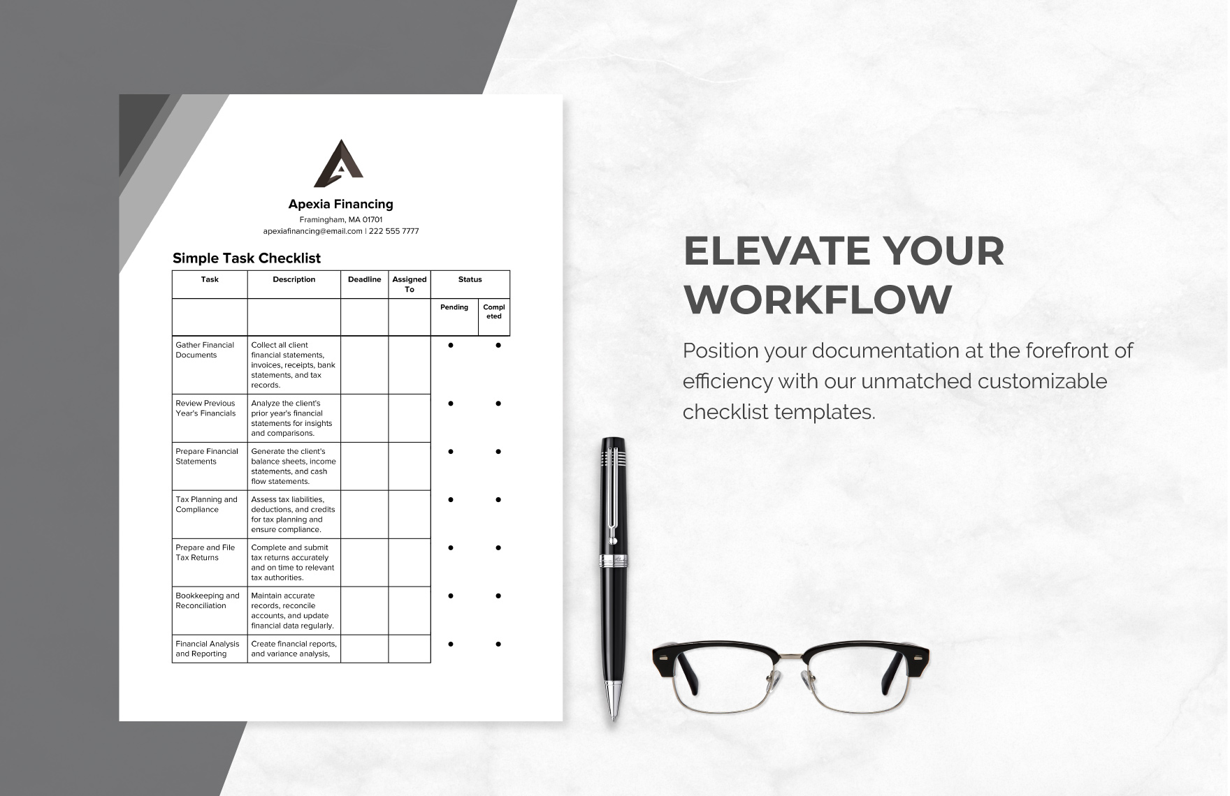 Free Free Simple Checklist Template - Download in Word, Google Docs ...