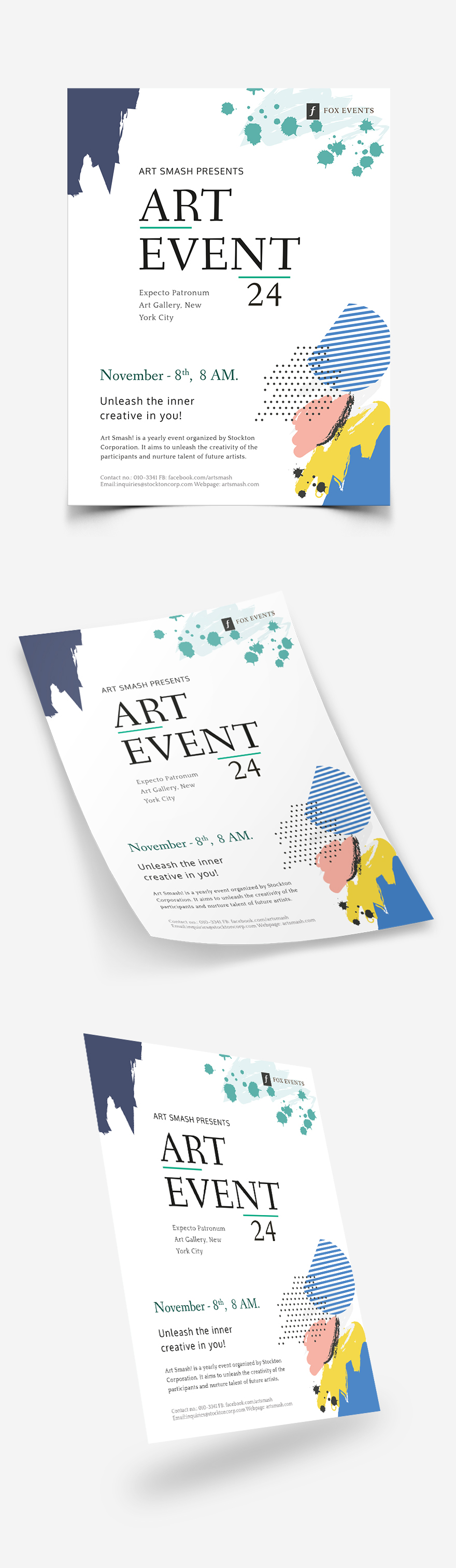 Event Flyer Template - Illustrator, Word, Apple Pages, PSD, Publisher ...