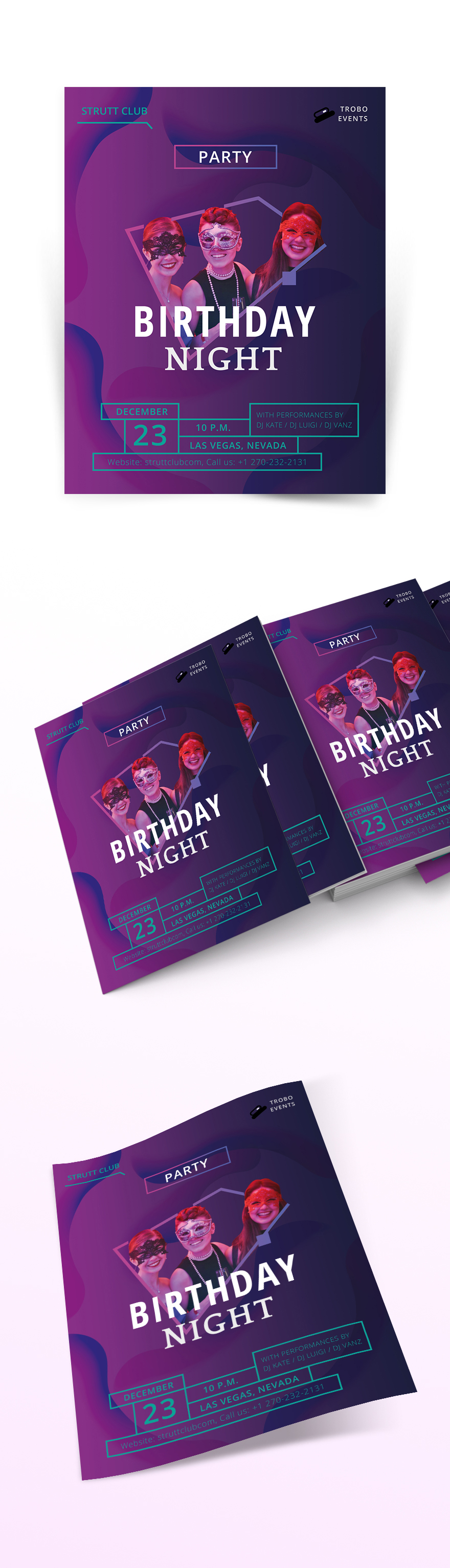 Free Funny Birthday Flyer Template - Google Docs, Word, Publisher ...