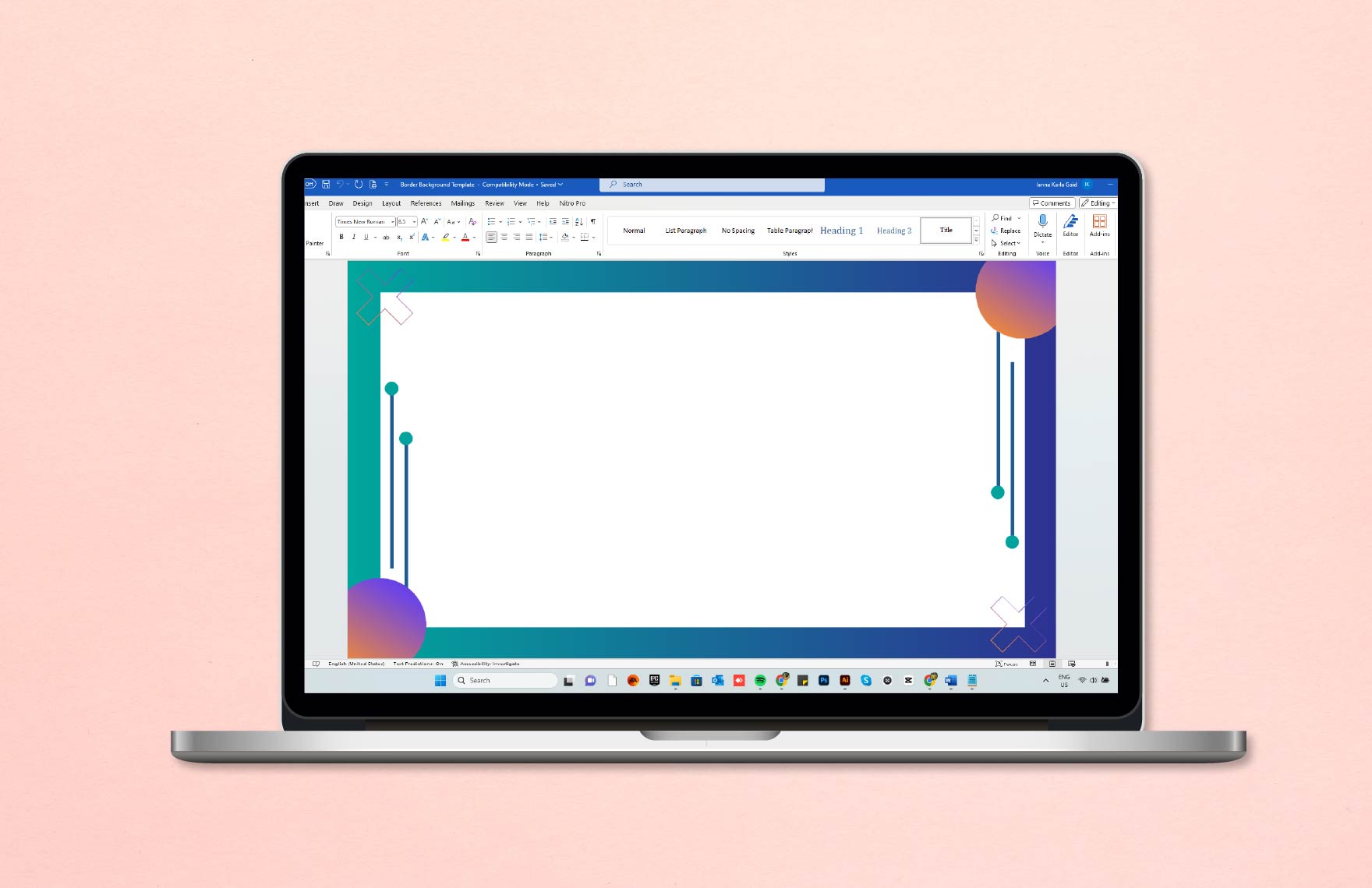 Free Border Background Template - Download in Word | Template.net