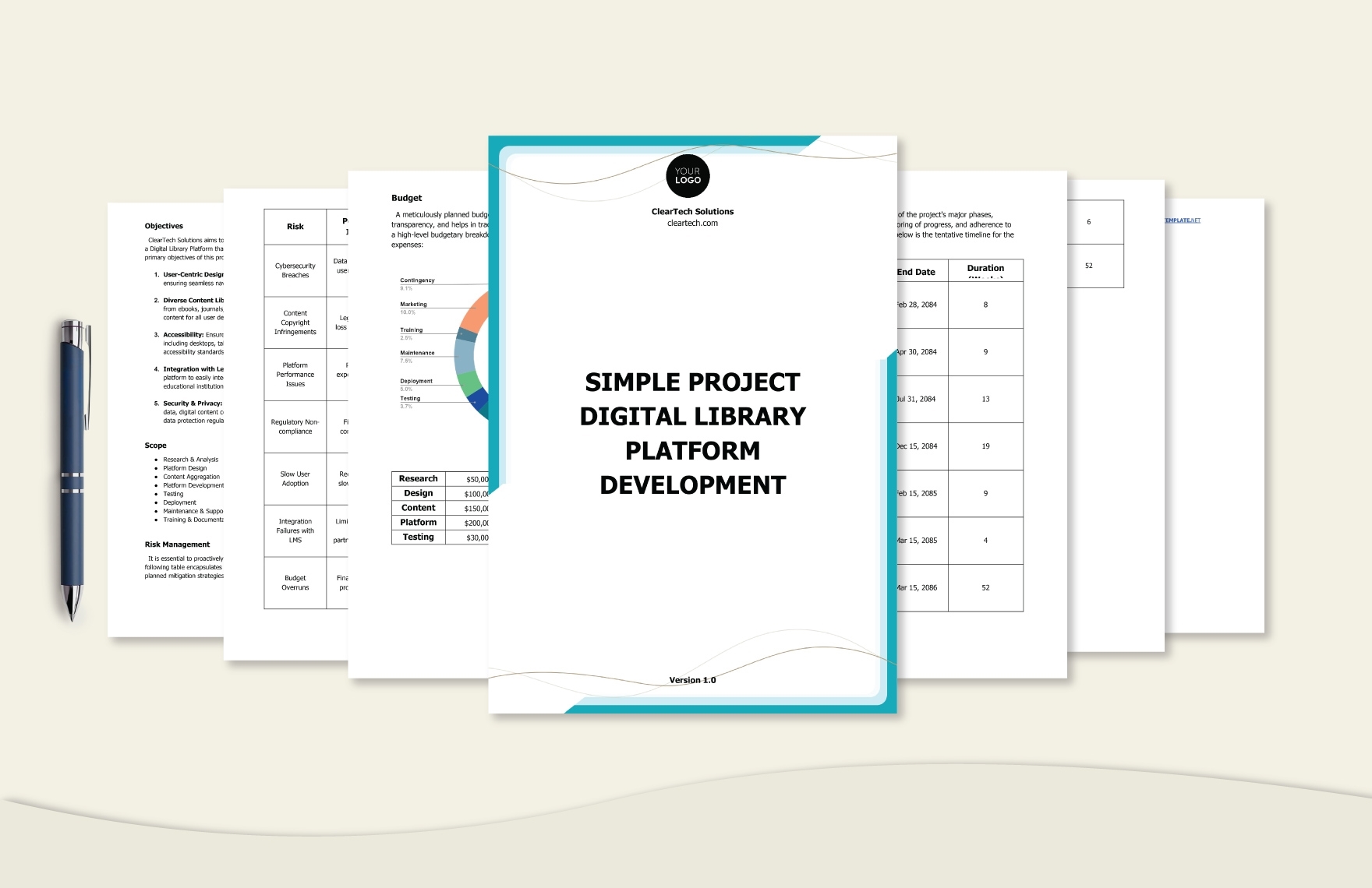 Free Simple Project Template - Download in Word | Template.net
