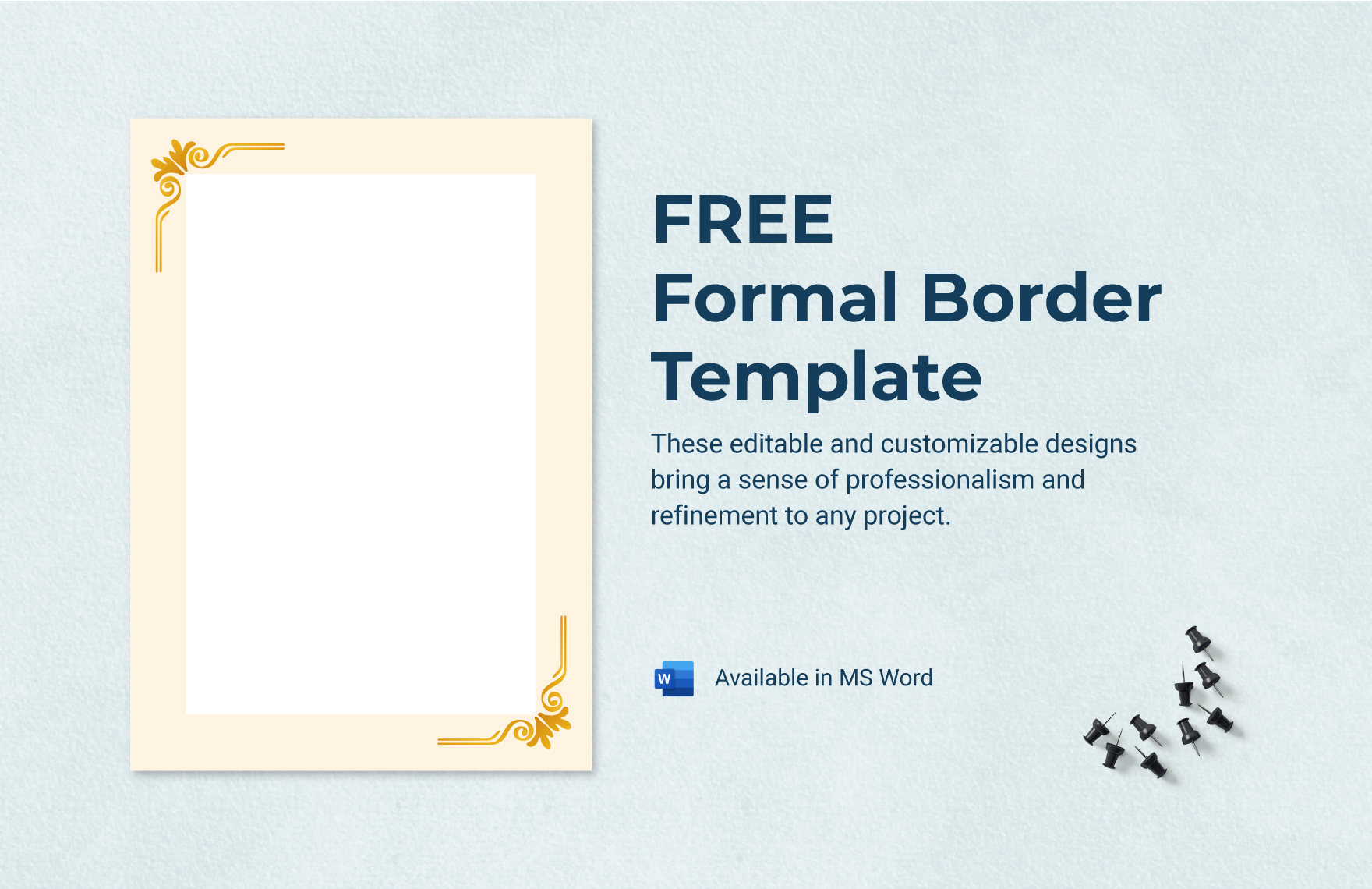 Free Formal Border Template - Download in Word | Template.net
