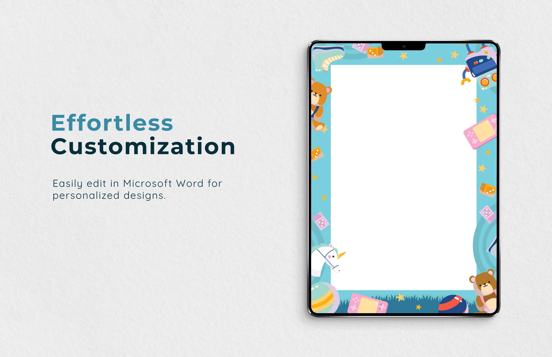 Free Blue Border Template - Download in Word | Template.net
