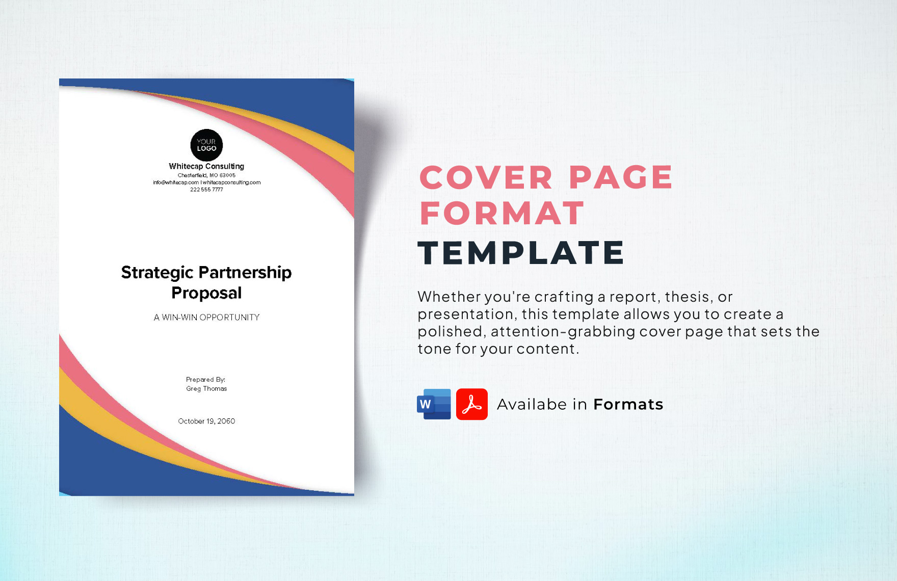 Ignment Front Page Design In Word Infoupdate