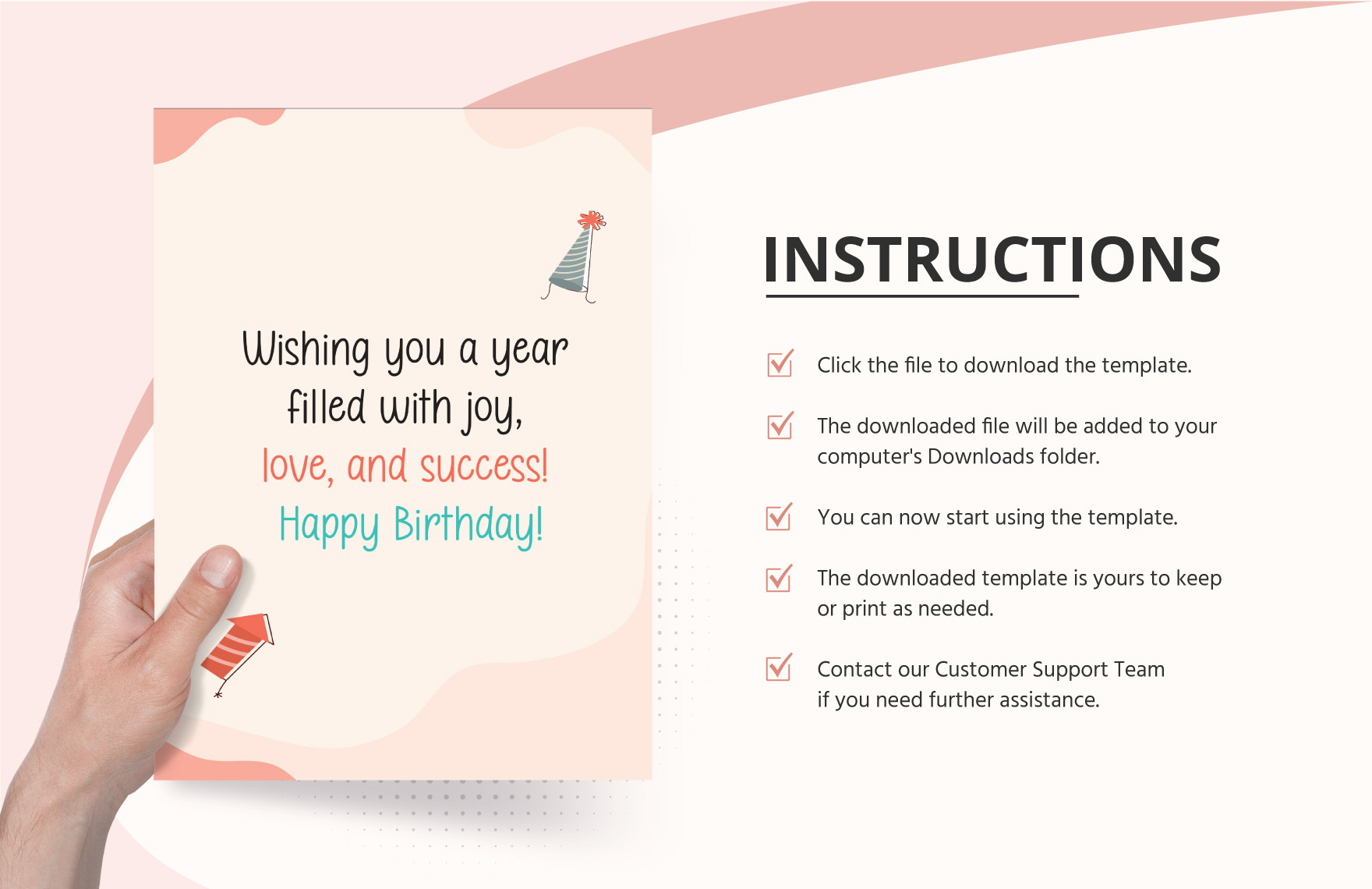 Free Birthday Wishes Template - Download in Word | Template.net