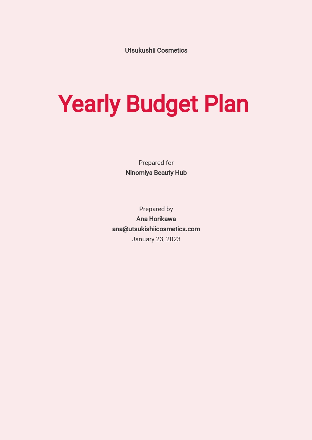 29+ FREE Annual Budget Plan Templates [Edit & Download] | Template.net