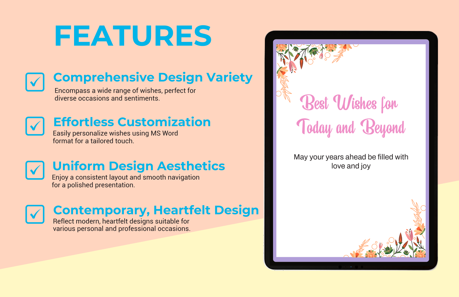 Free Wedding Wishes Template - Download in Word | Template.net