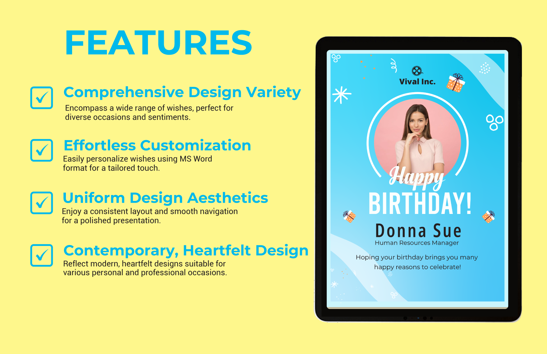 Free Corporate Birthday Wishes Template - Download in Word | Template.net