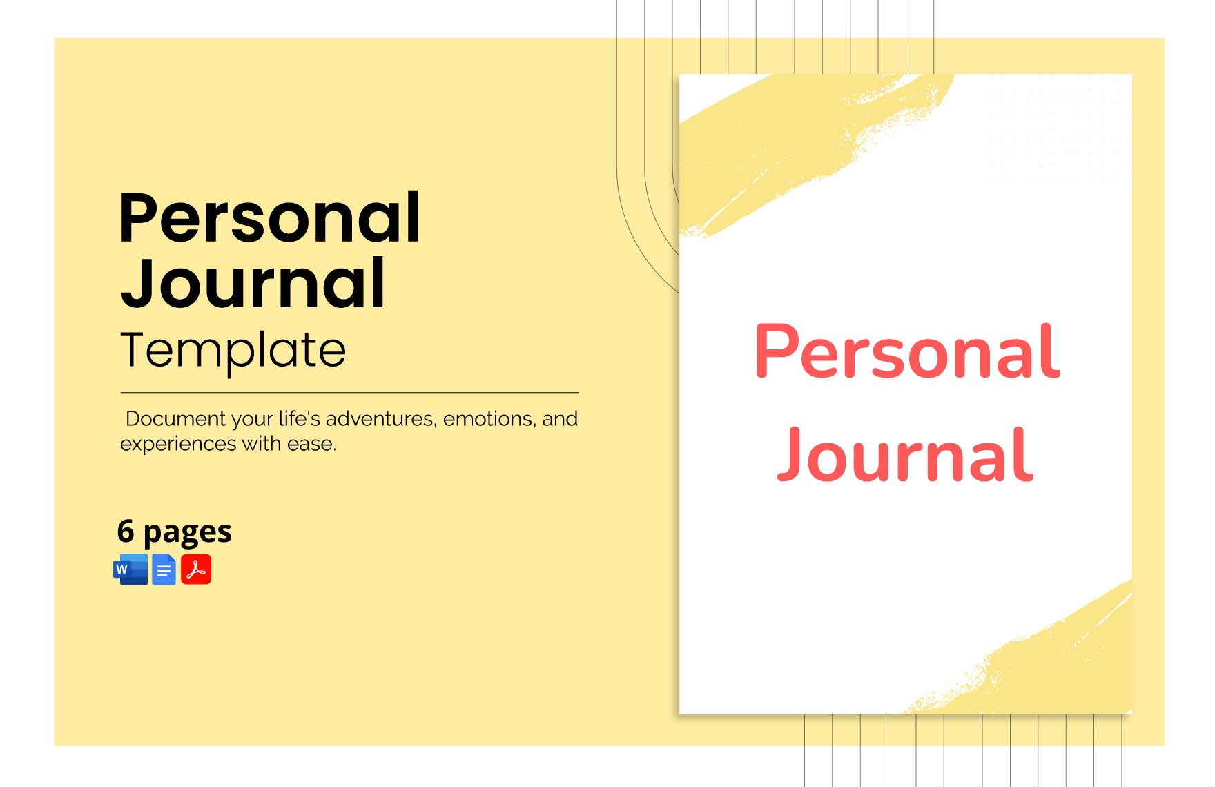 FREE Personal Journal Template Download In Word Google Docs Excel