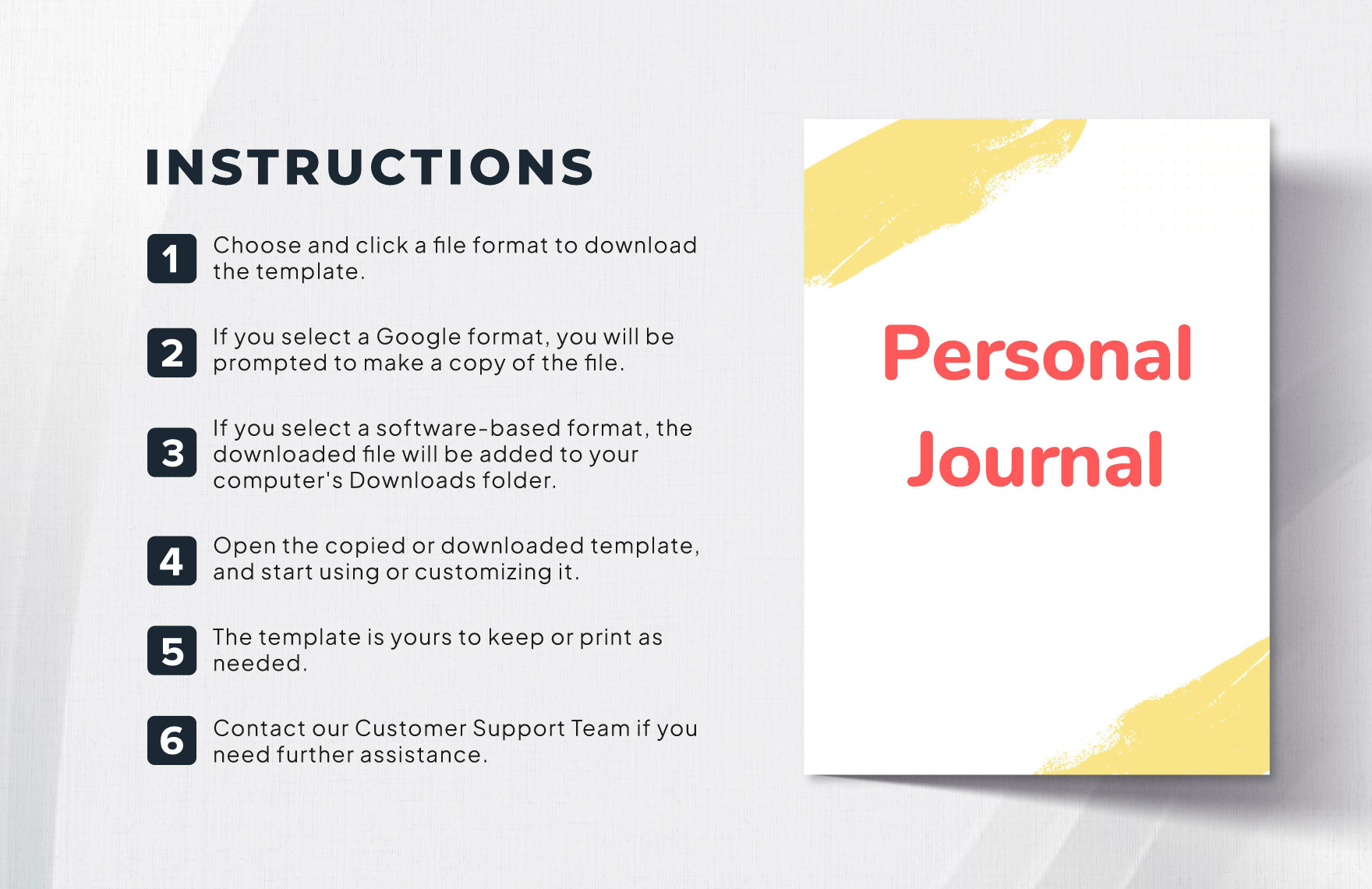 Personal Journal Templates In Google Docs PDF Word Download Personal Journal Templates In Google Docs PDF Word Download