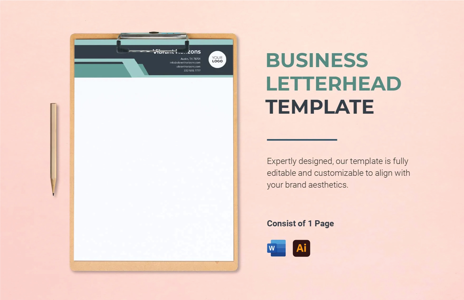 Free Bakery Business Letterhead Template - Download in Word, Google ...