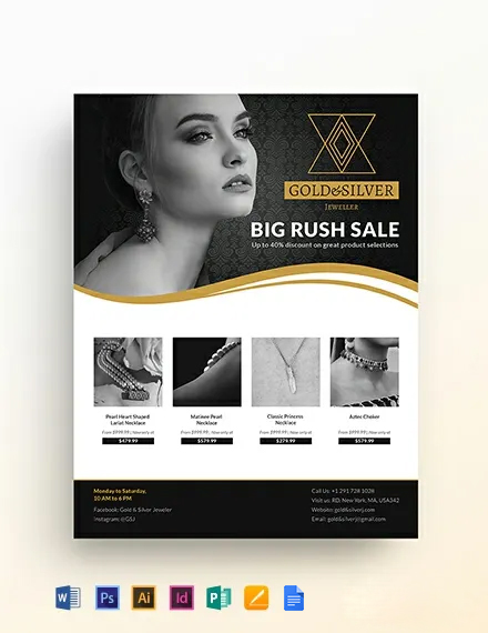 Jewellery Presentation Template - Google Slides, Apple Keynote ...