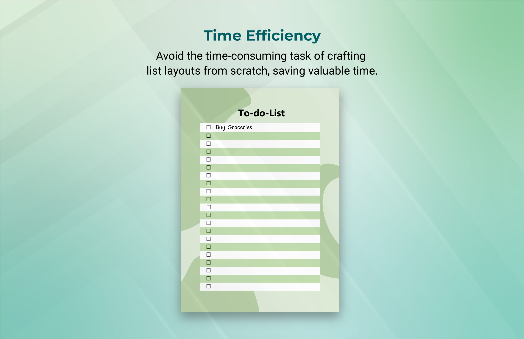 Editable List Template in Word - Download | Template.net