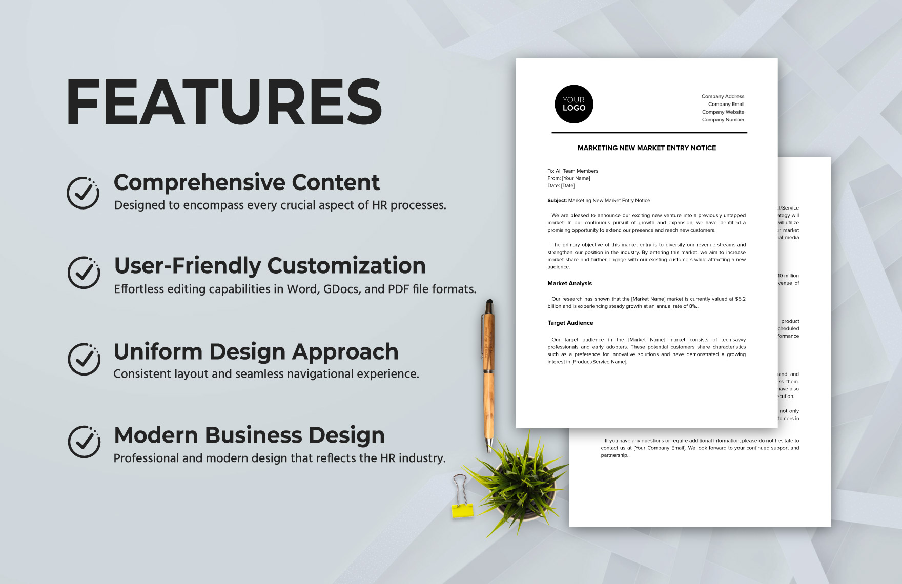 Marketing New Market Entry Notice Template - Download in Word, Google ...