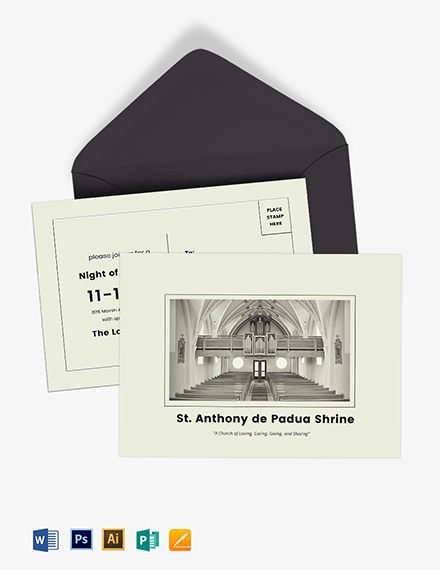 Event Planner Postcard Template - Download in Word, PDF, Illustrator ...