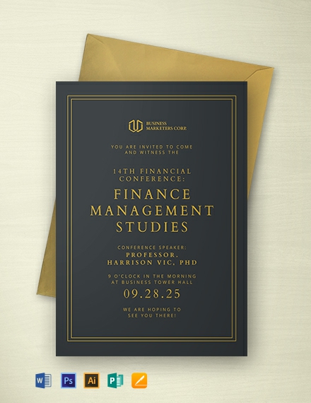 17+ Seminar Invitation Templates - Word, PSD, AI, EPS, Pages, Publisher