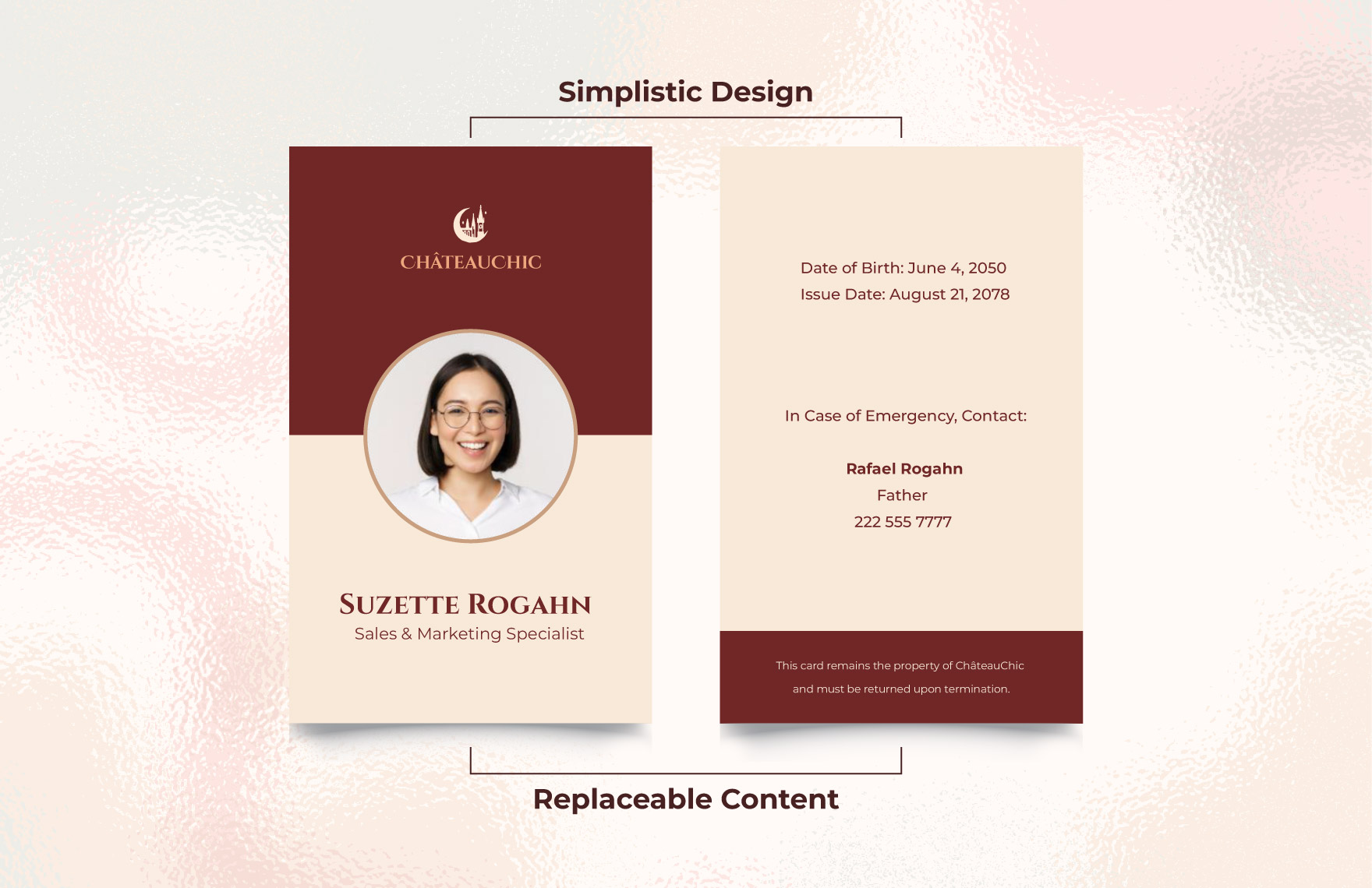 Free ID Card Background Template - Download in Word, Illustrator ...