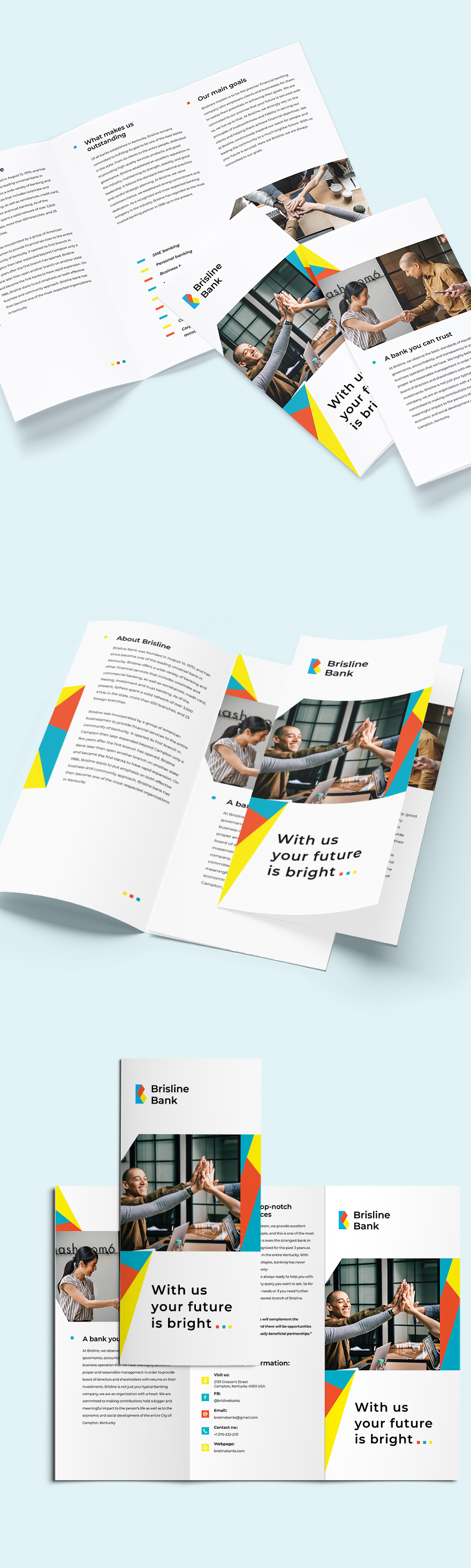 Free Startup Business Tri-Fold Brochure Template - Google Docs ...
