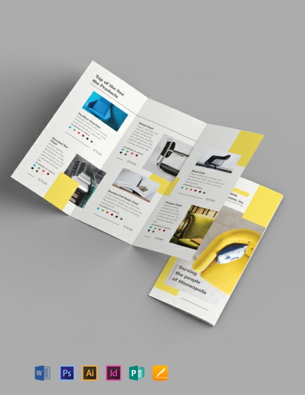 Optical Store Tri-Fold Brochure Template - Illustrator, PSD | Template.net
