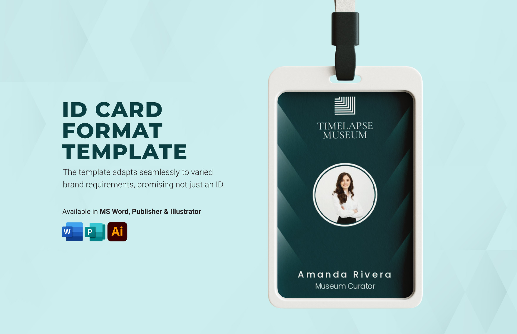 School ID Card Format Template in Photoshop, MS Word, Illustrator ...