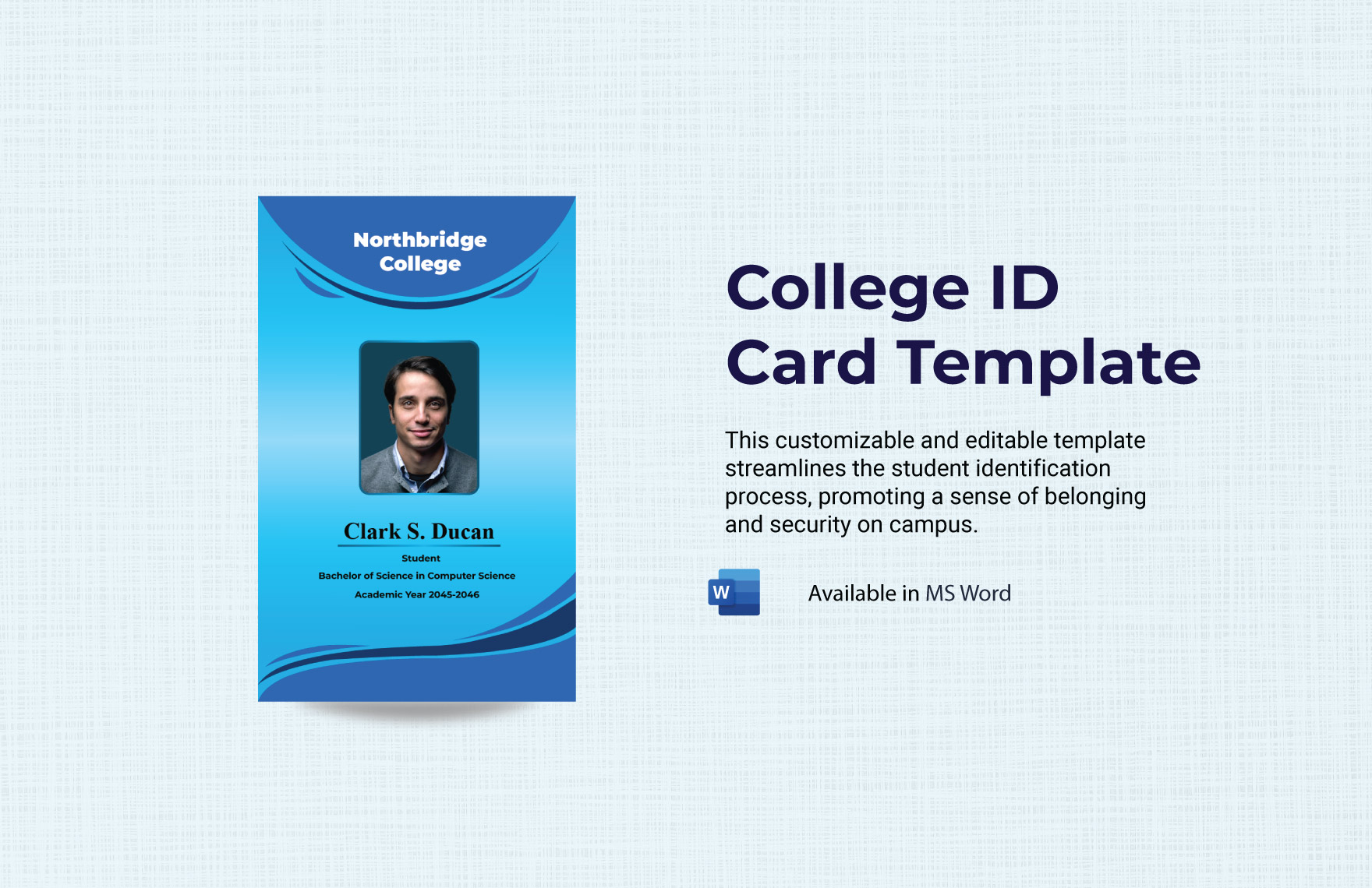 Legal Counsel ID Card Template - Download in Word, PDF | Template.net