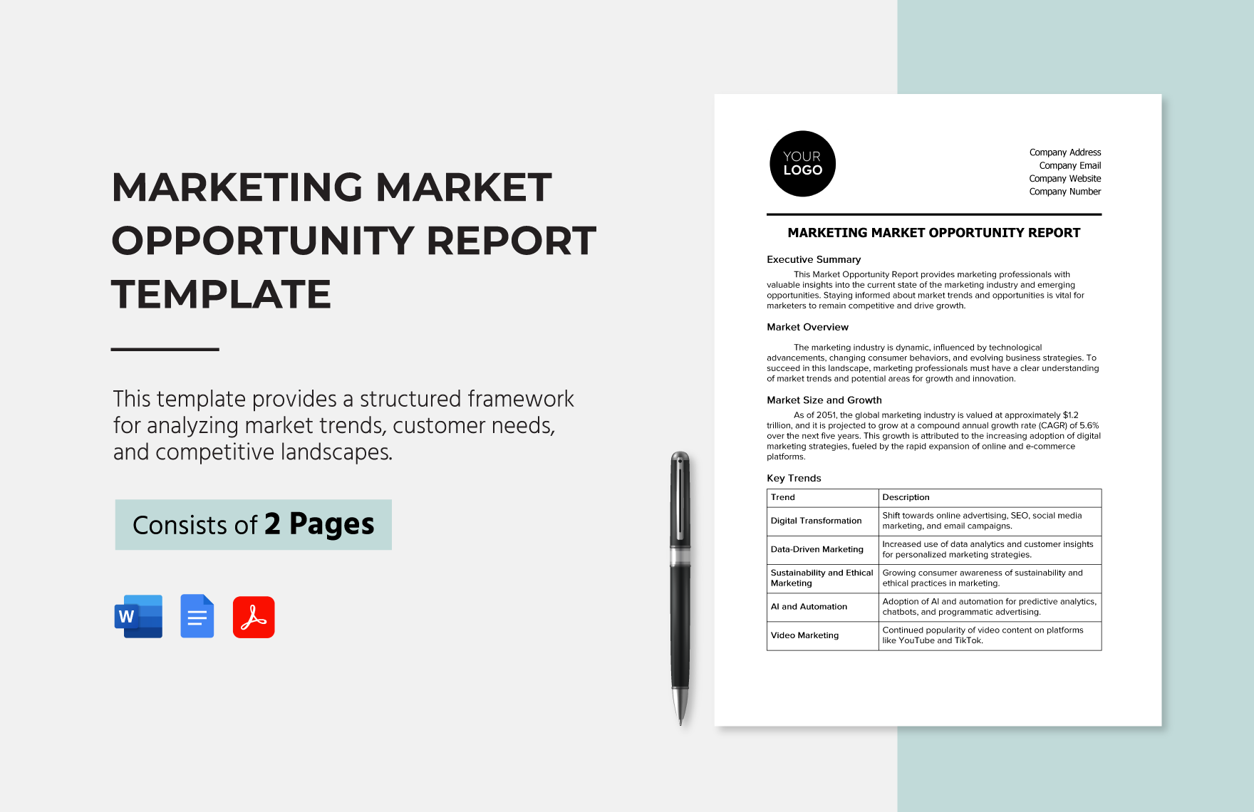 Market Research Report Template Midi box Market Research Report Template Midi box