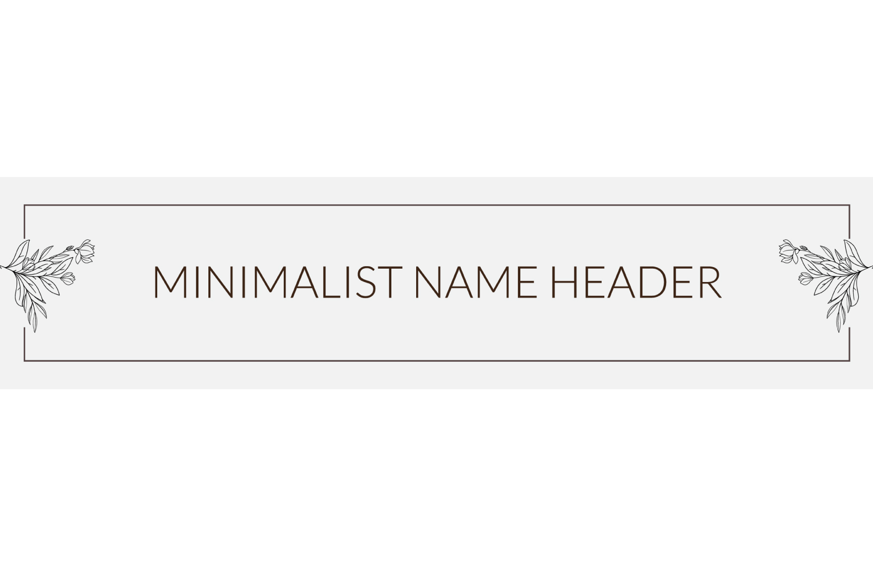 Creative Name Header Template - Edit Online & Download Example ...