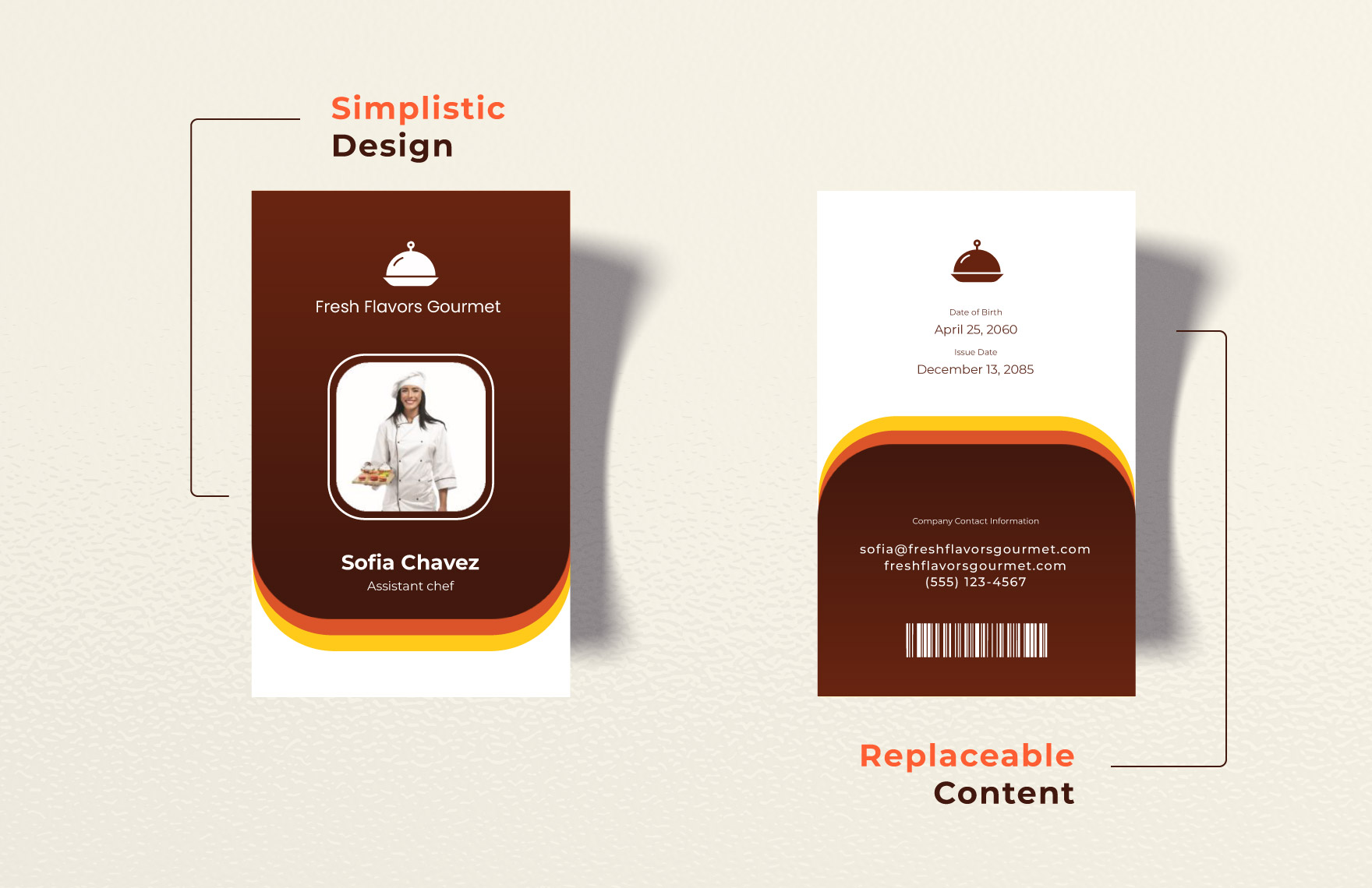 Free ID Card Design Template - Download in Word, Illustrator | Template.net