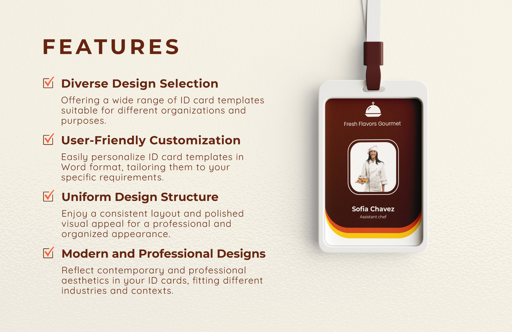 Free ID Card Design Template - Download in Word, Illustrator | Template.net