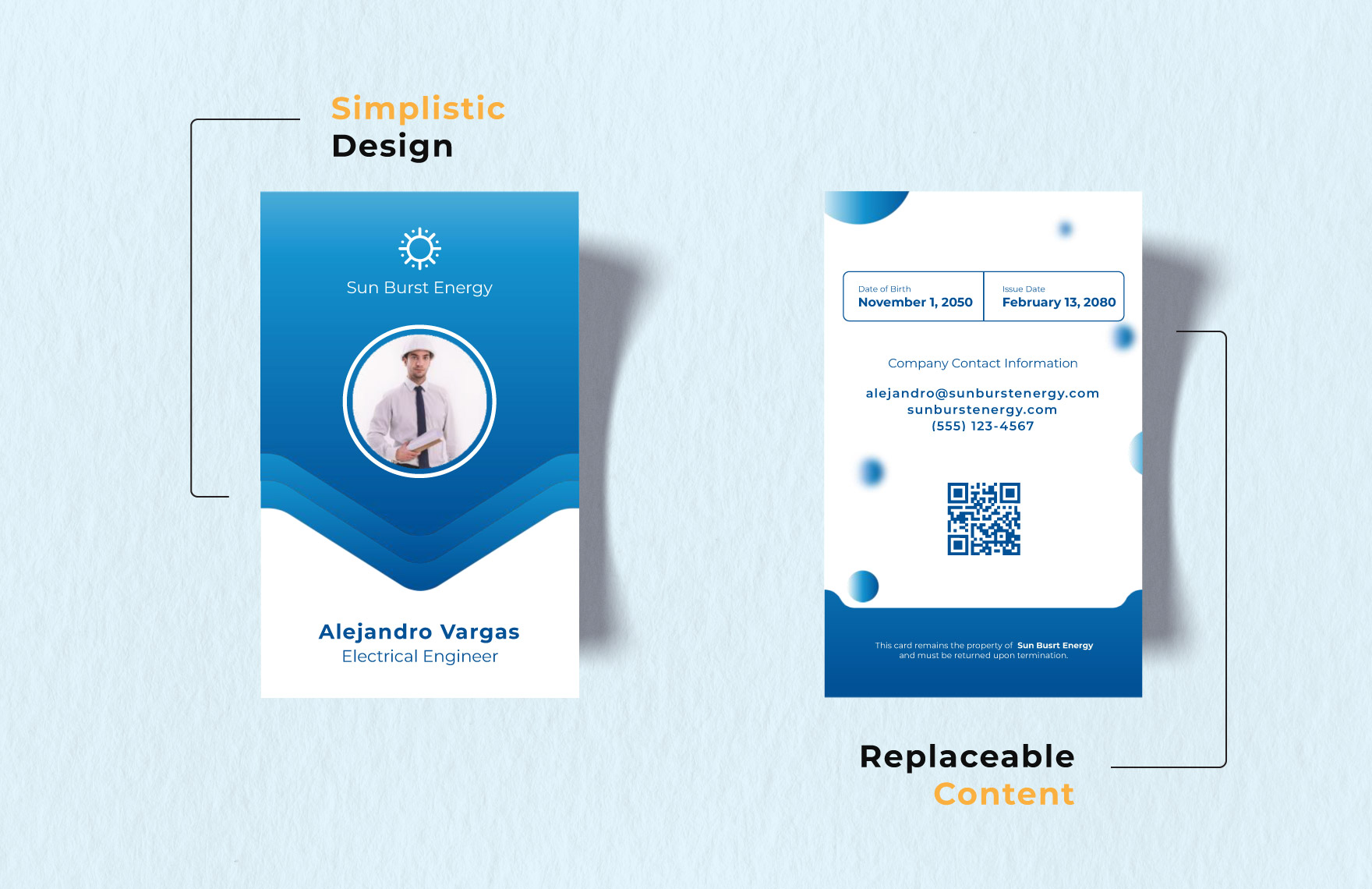 Free ID Card Layout Template - Download in Word | Template.net