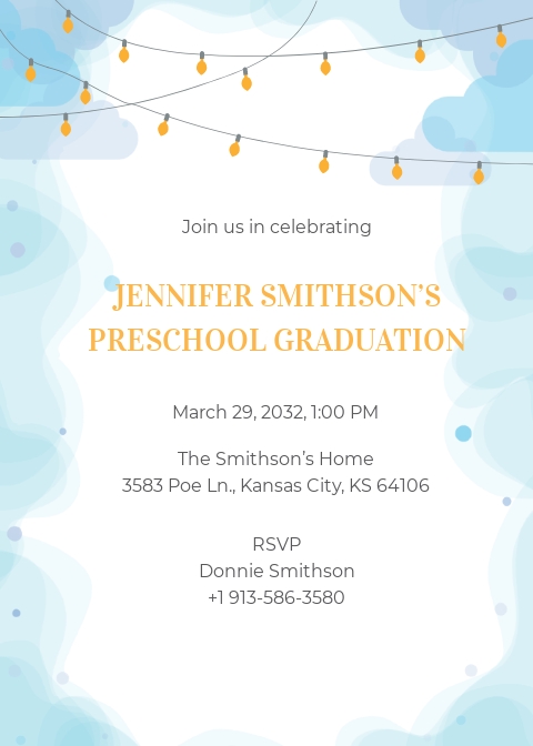 FREE Preschool Graduation Certificate Template - Word (DOC) | PSD ...