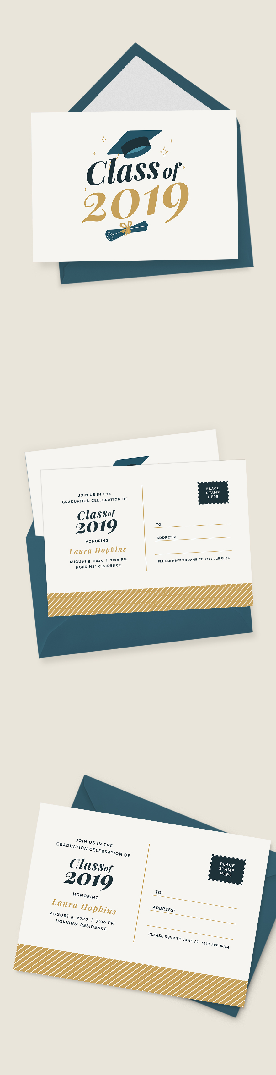 Sample Graduation Invitation Template - Illustrator, Word, Apple Pages ...